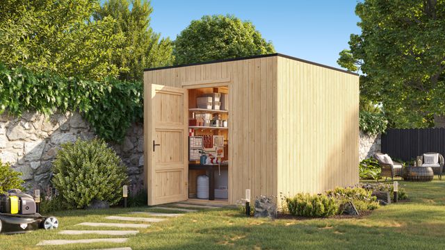 Debro tuinhuis Vertico - Hogedruk geïmpregneerd 298 x 298 cm kopen bij ...