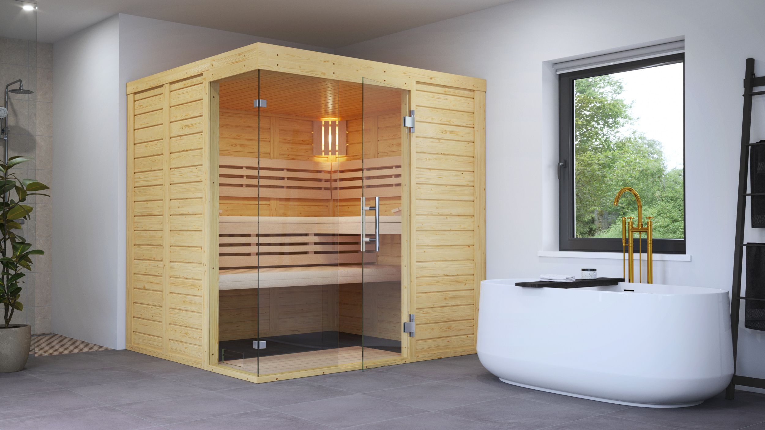 Een sauna helemaal voor jezelf | inspiratie case - Azalp.nl