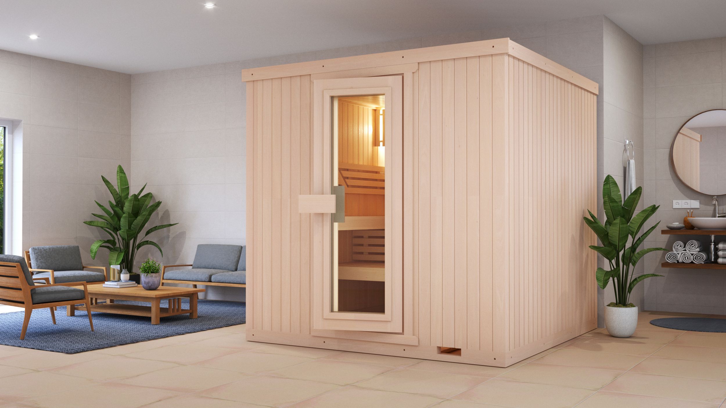 Een sauna helemaal voor jezelf | inspiratie case - Azalp.nl