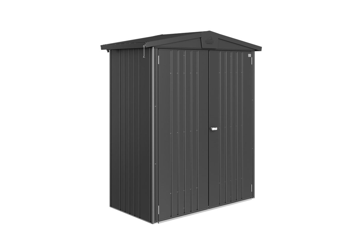 Biohort Europa 1 Metalen Berging Donkergrijs Metallic kopen bij Azalp.be