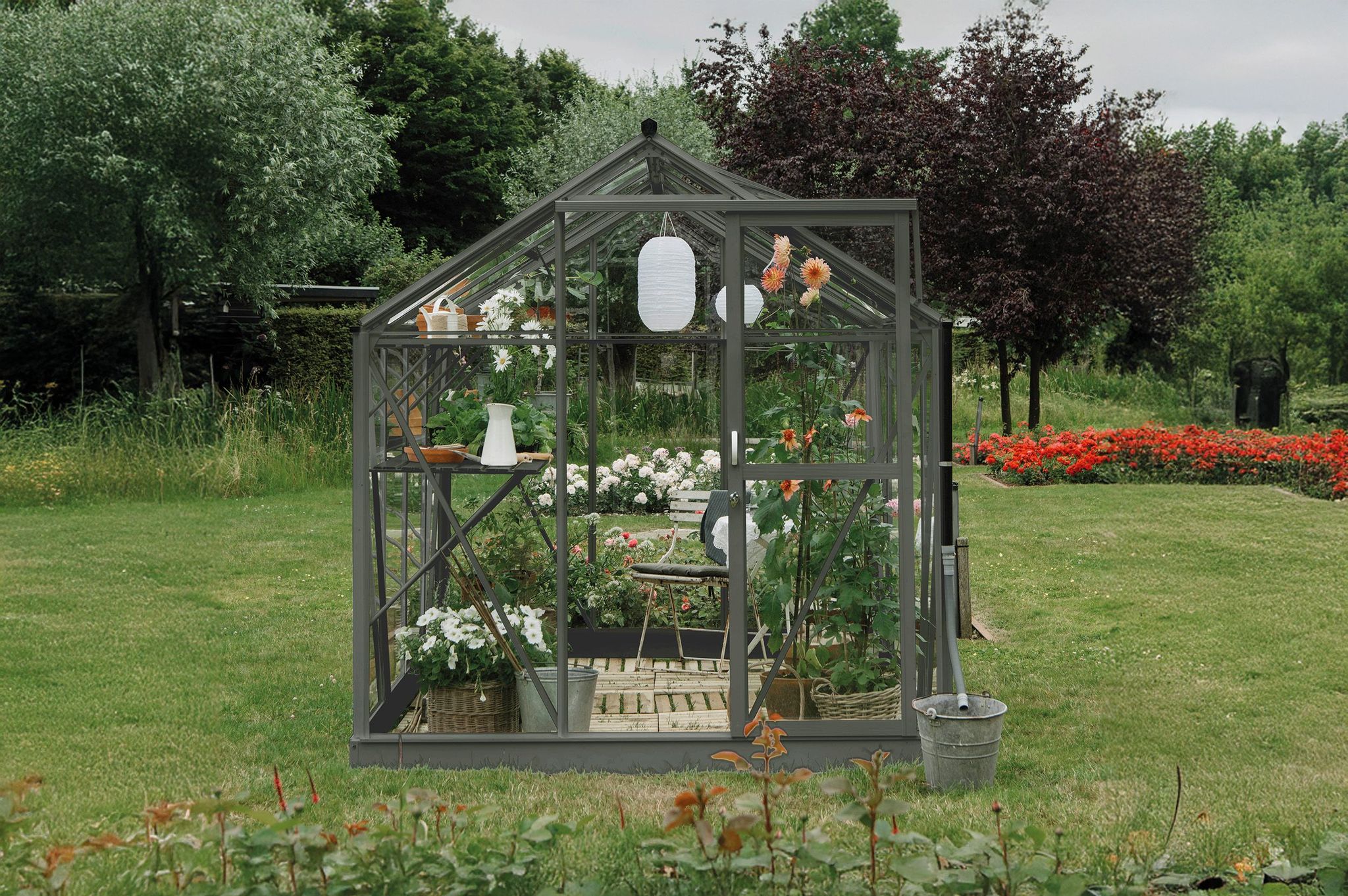 Royal Well Tuinkas Mary II Full Options groengrijs kopen bij Azalp.be