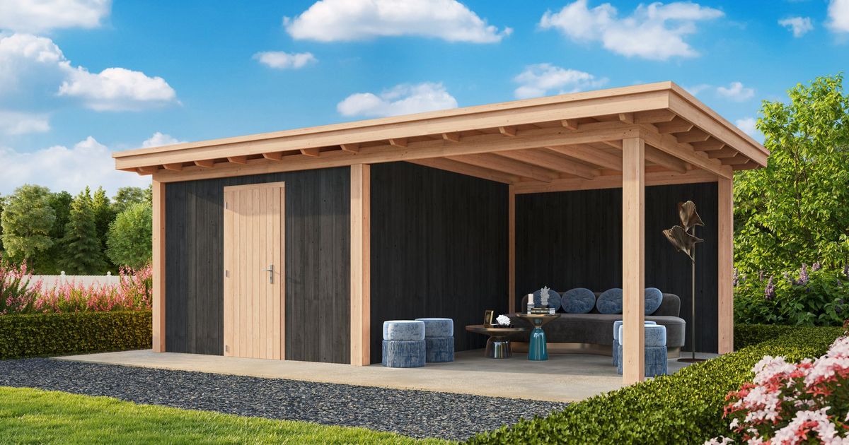 Blokhutten, tuinhuisjes, overkappingen, sauna & zwembaden online bestellen bij Azalp