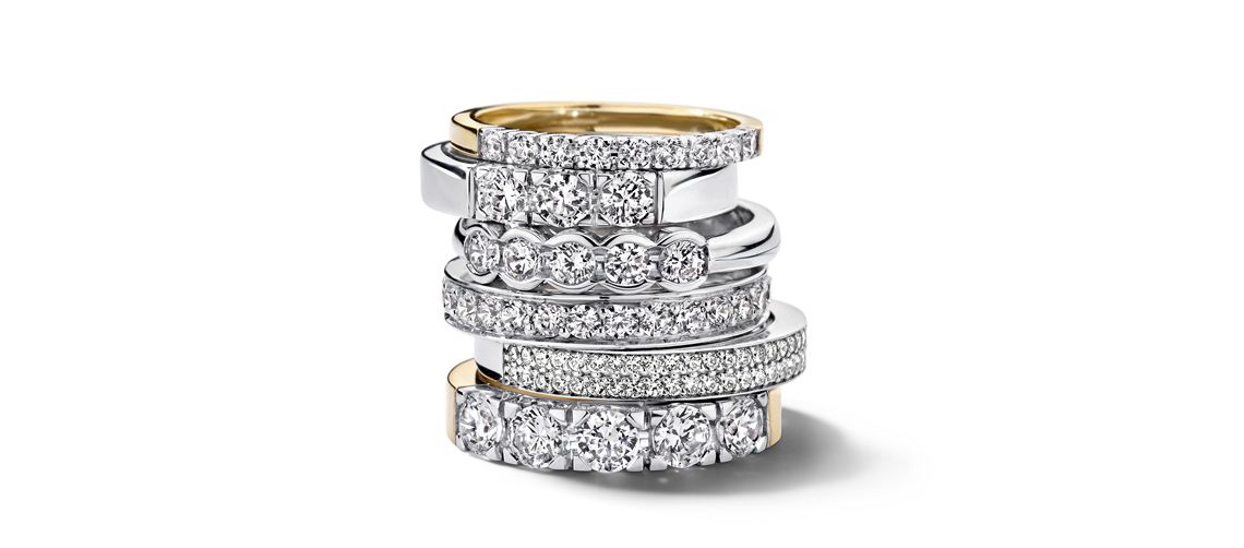 Stackable rings - DiamondsByMe blog