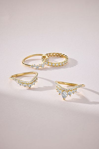 Stacking rings styles: read more about DiamondsByMe here