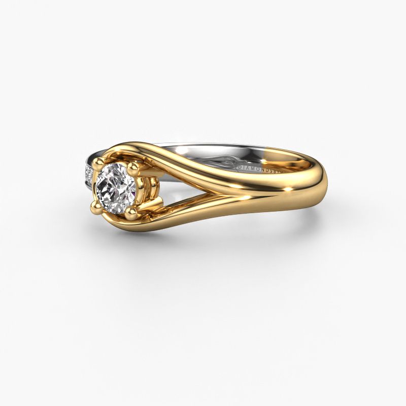 Speciale Zara ring goud met 0.31 crt lab-grown diamant | DiamondsByMe