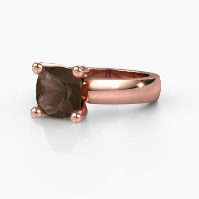 Edelstenen rosé gouden Clelia CUS ring Clelia CUS met 8 mm cushion ...