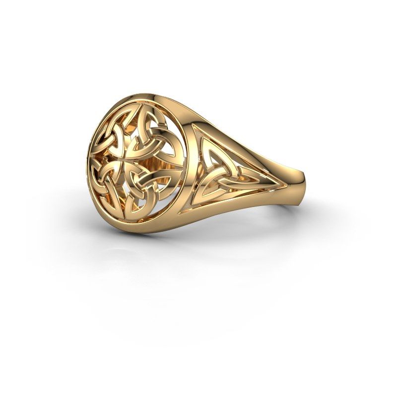 Traditional orbs gold symbolic men's ring Damian | -30%