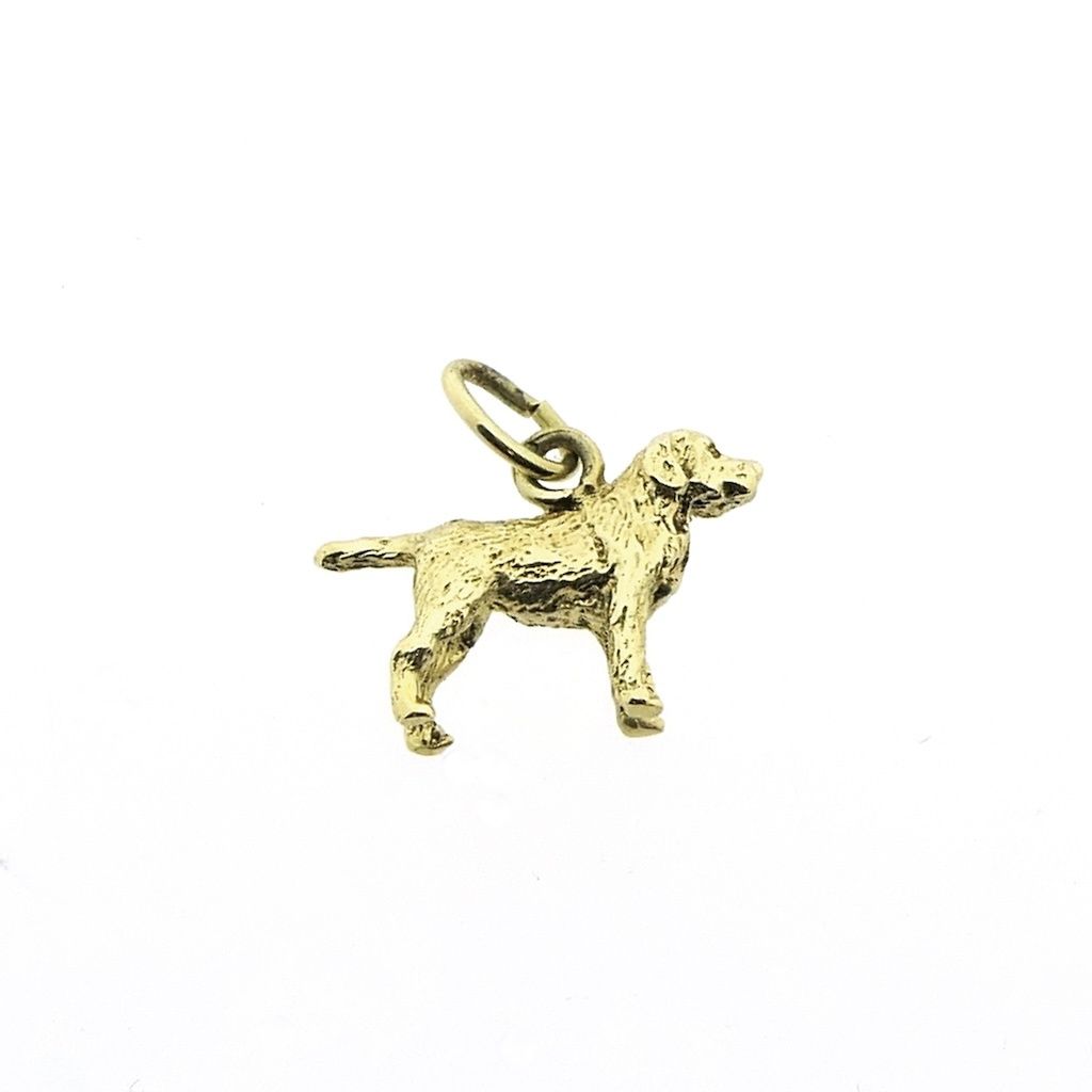 Gouden hanger van een hond | Uniek pre-owned | Juweelwinkel.nl