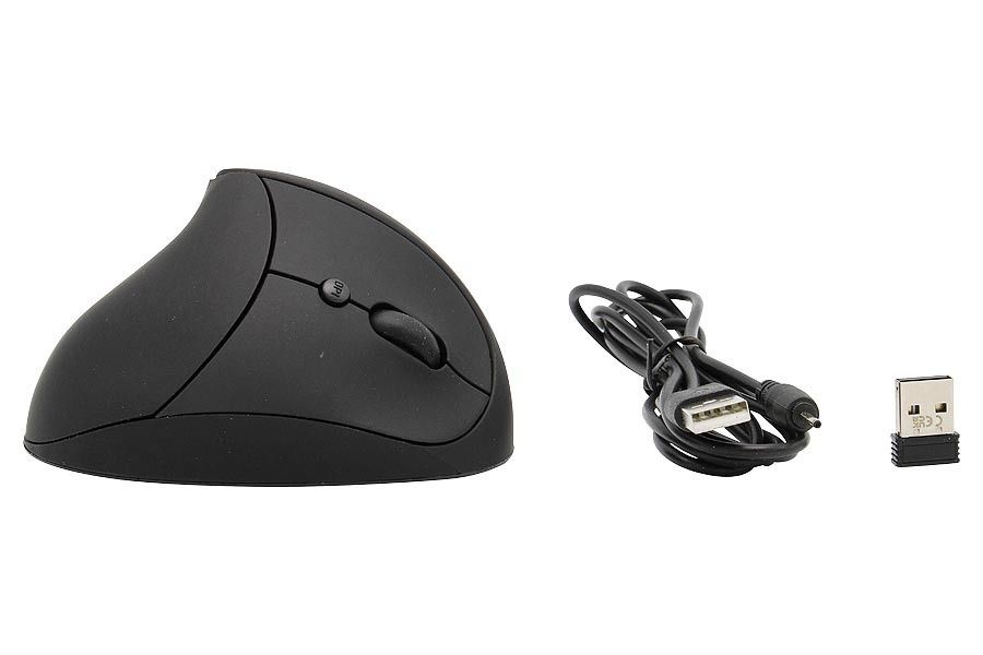 ACT Muis Ergonomische muis, draadloos, Zwart Comfortabel werken AC5100 ...