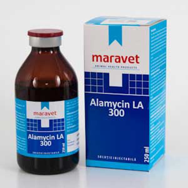 Alamycin LA 300-250 ml: 115,23 lei - PetMart PetShop