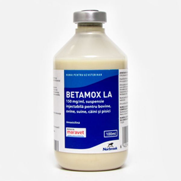 Betamox LA 100 ml: 45,17 lei - PetMart PetShop