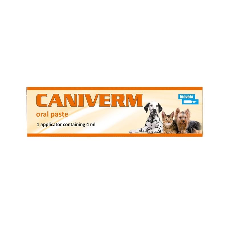Caniverm pasta orala, seringa, 4 ml: 66,06 lei - PetMart PetShop