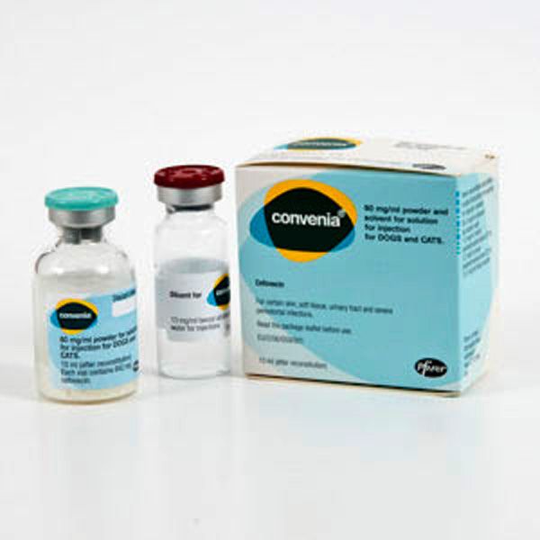 Convenia INJ 10 ml: 1.805,72 lei - PetMart PetShop