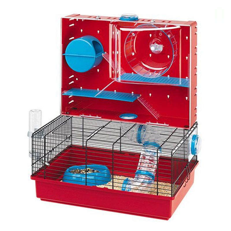 Cusca rozatoare Olimpia Rosu / Negru, 46 x 29 x 54 cm: 270,21 lei ...