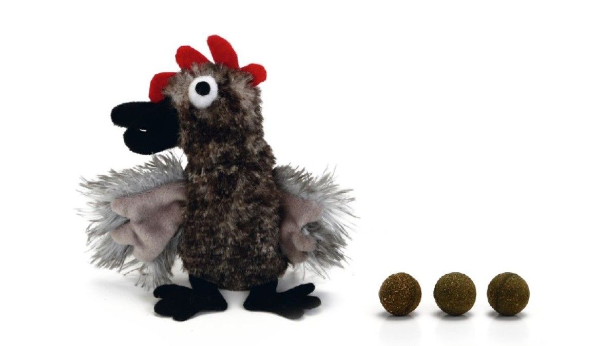 Jucarie Pisici Curcan cu Bile Catnip 12.5 cm: 26,93 lei - PetMart PetShop