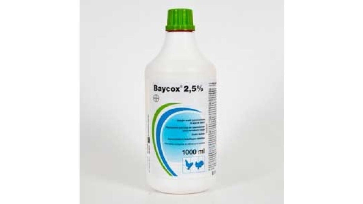 Baycox Oral Solution 2,5% x 1L: 1.016,14 lei - PetMart PetShop