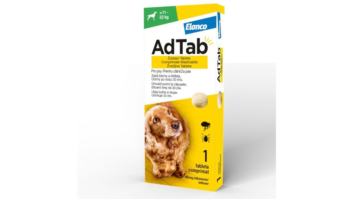 AdTab Dog, 450 mg/ 1 tableta: 62,11 lei - PetMart PetShop