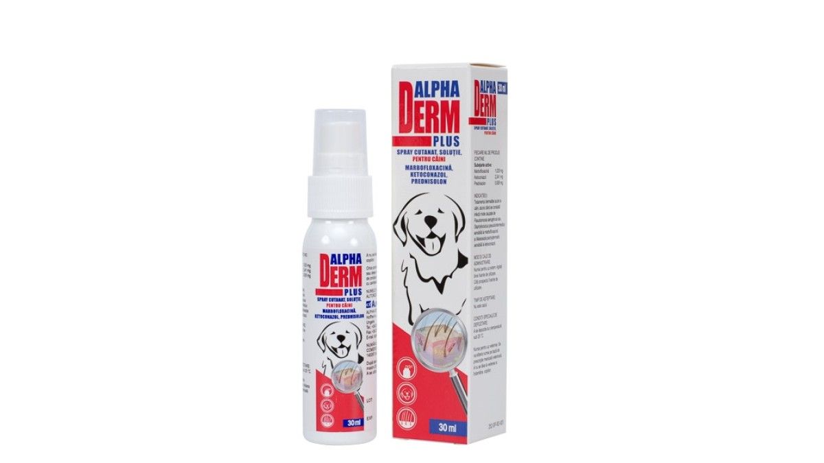 ALPHADERM Plus Spray, 30 ml: 100,85 lei - PetMart PetShop