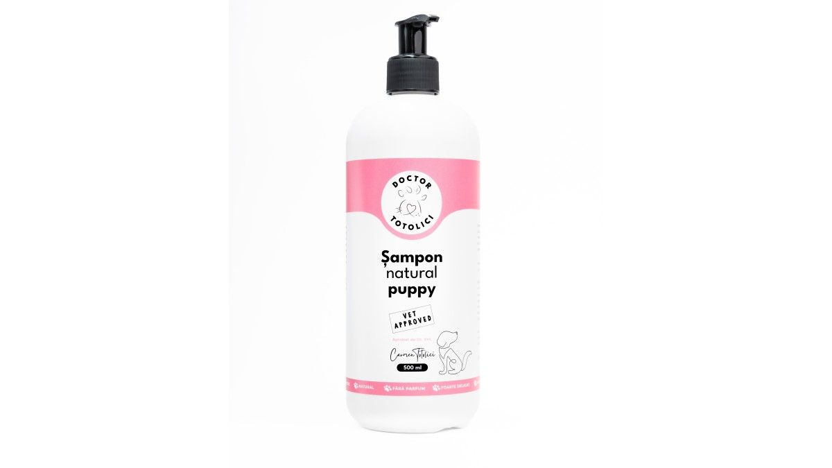 Sampon natural puppy Doctor Totolici, 500 ml: 107,98 lei - PetMart PetShop