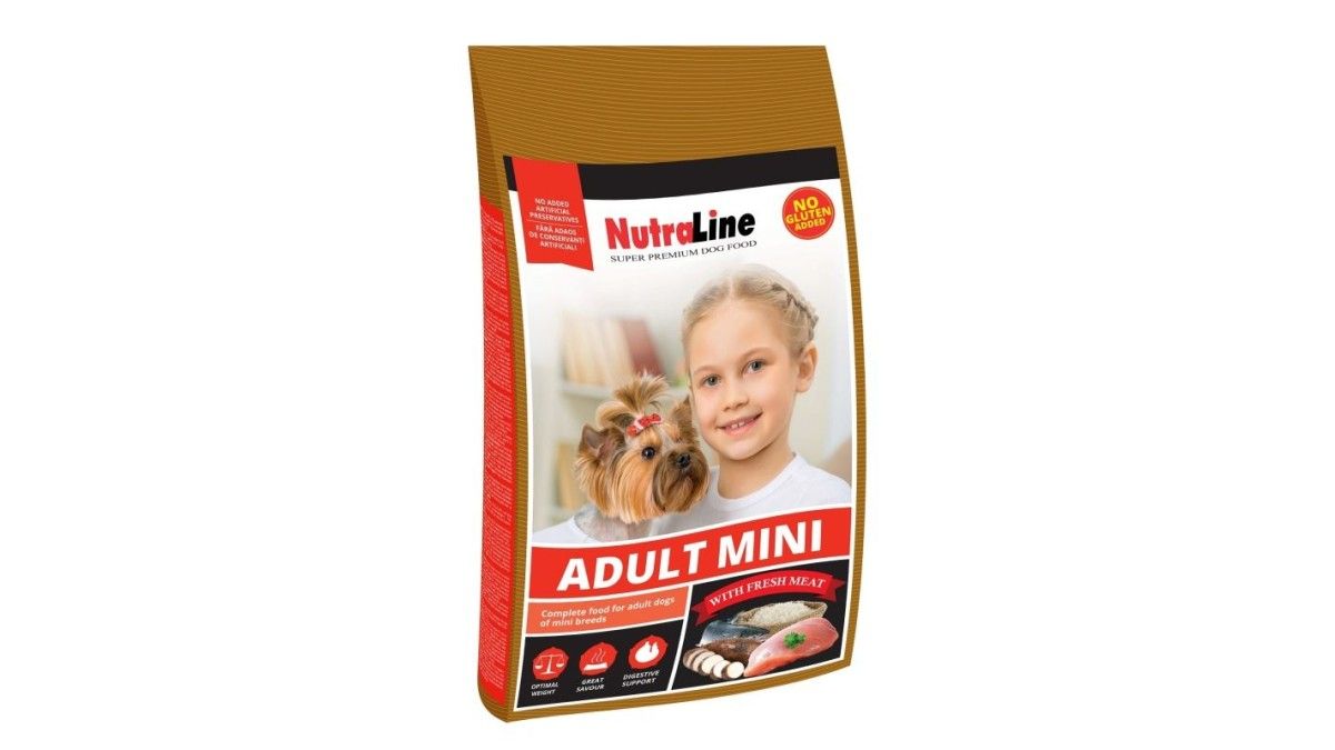 Nutraline Caine Adult Mini, 1 kg: 45,58 lei - PetMart PetShop
