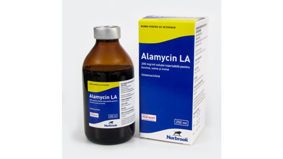 Alamycin LA 250 ml: 110,46 lei - PetMart PetShop