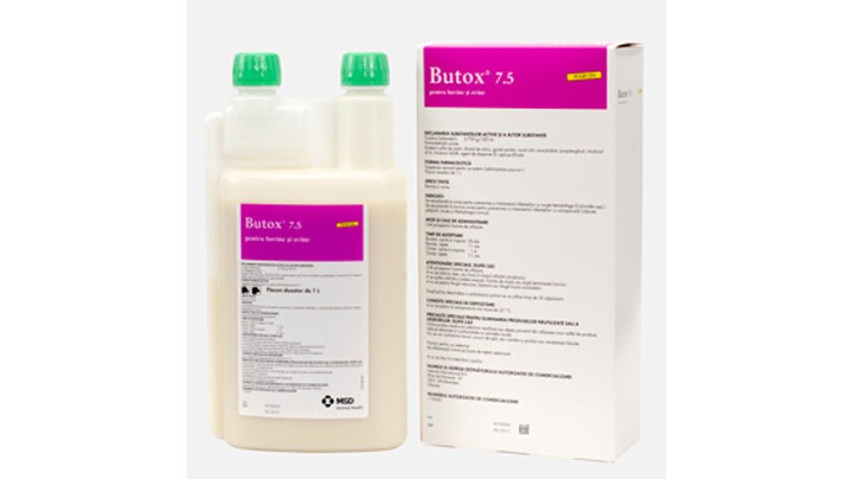 Butox 7.5% flc.x 1l POUR ON: 337,11 lei - PetMart PetShop