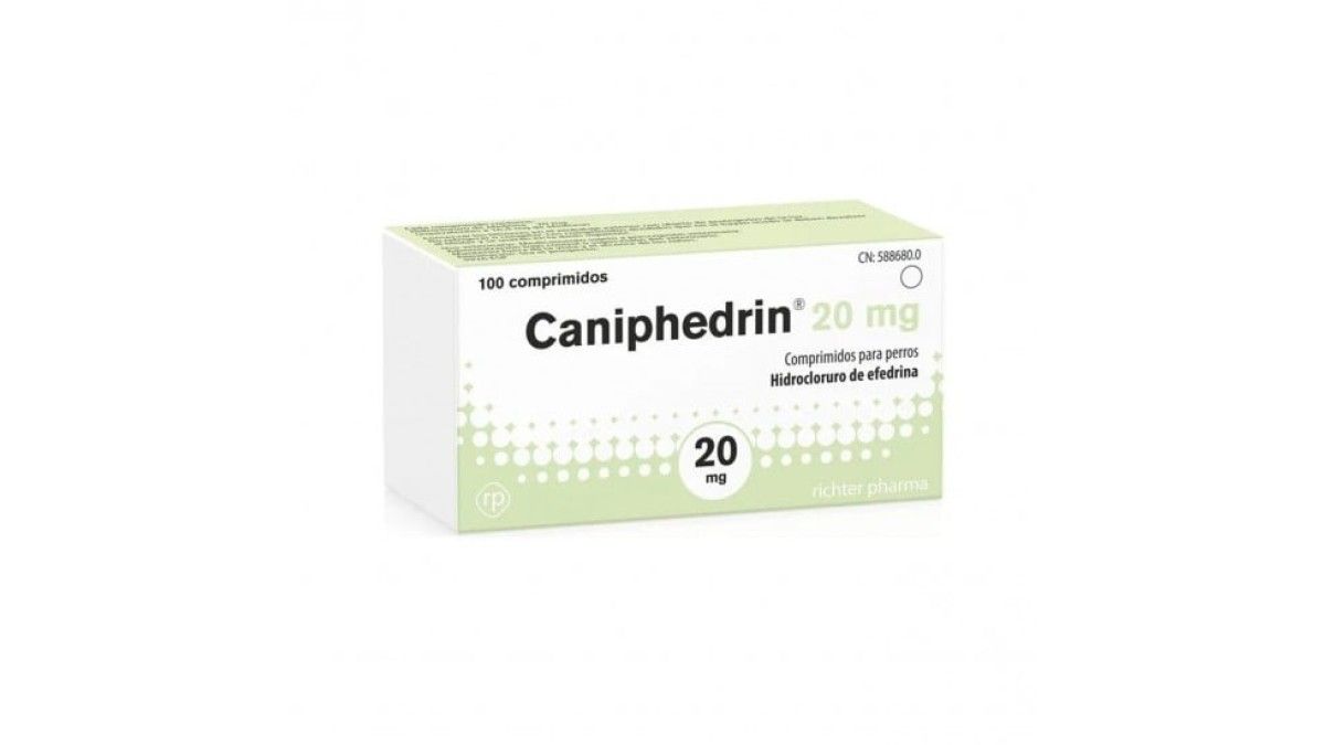 Caniphedrin 20 mg/ 100 comprimate: 178,16 lei - PetMart PetShop