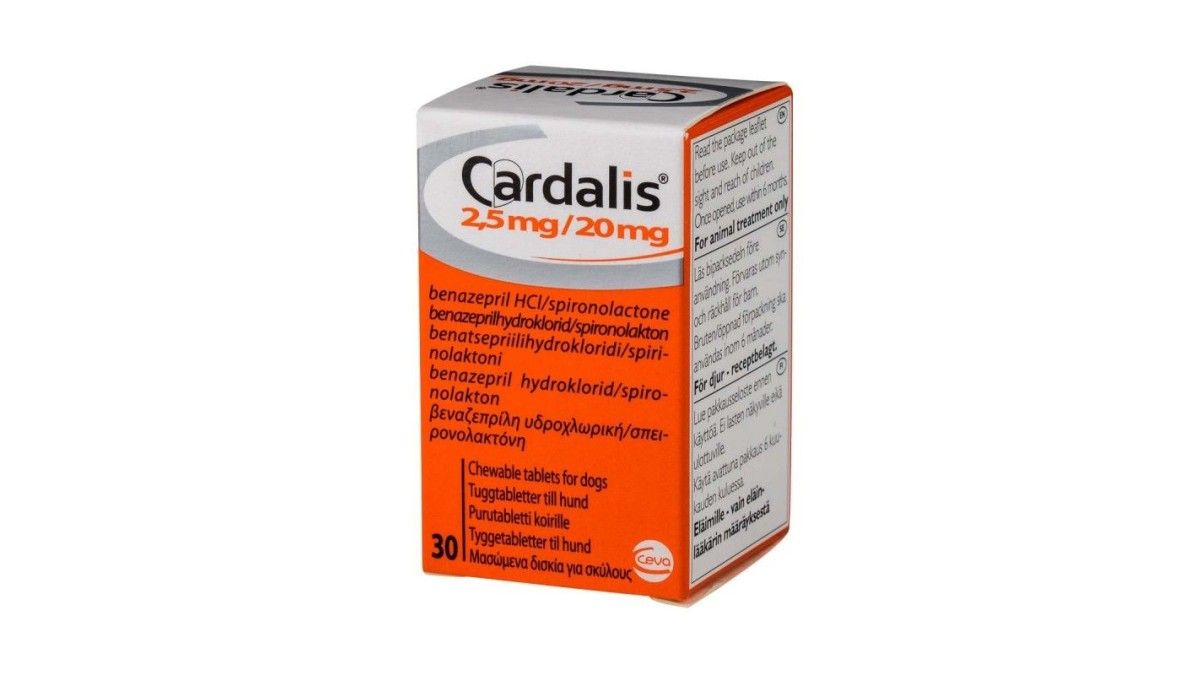CARDALIS 2,5 MG / 20 MG - 30 TABLETE: 198,32 lei - PetMart PetShop