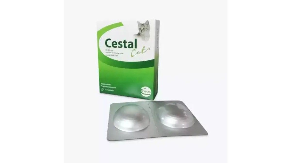Cestal Cat Chew, 2 tablete - antiparazitar intern pentru pisici: 17,00 ...