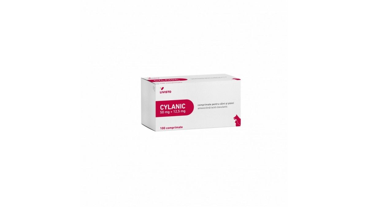 Cylanic 50 mg + 12,5 mg: 19,67 lei - PetMart PetShop