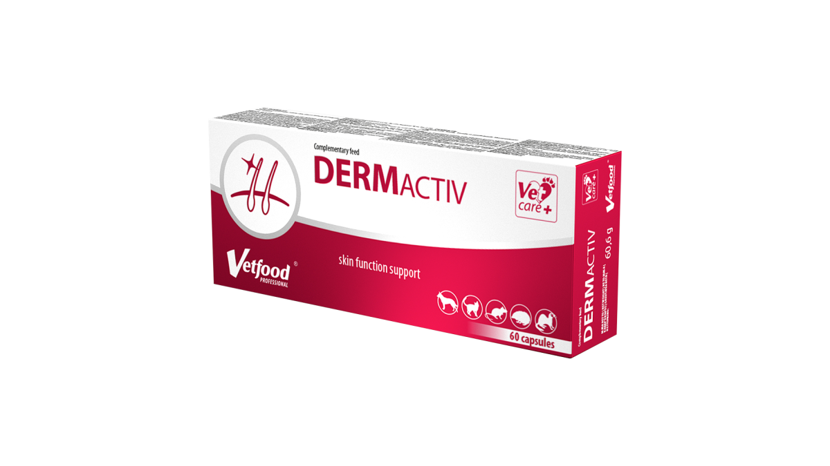 VetFood DERMACTIV, 60 capsule: 125,09 lei - PetMart PetShop