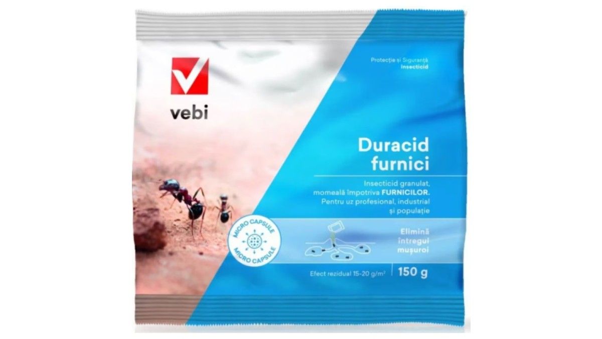 Duracid praf pentru furnici, 150 g: 17,78 lei - PetMart PetShop