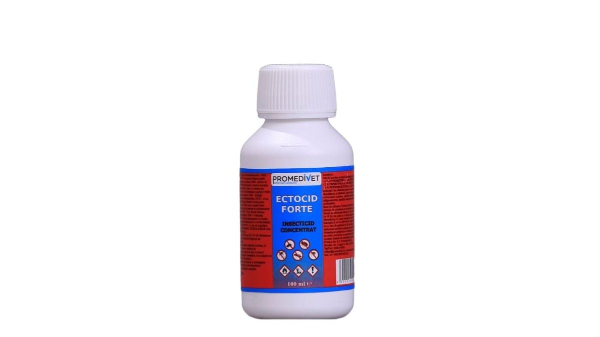 Ectocid Forte, 100 ml: 24,53 lei - PetMart PetShop