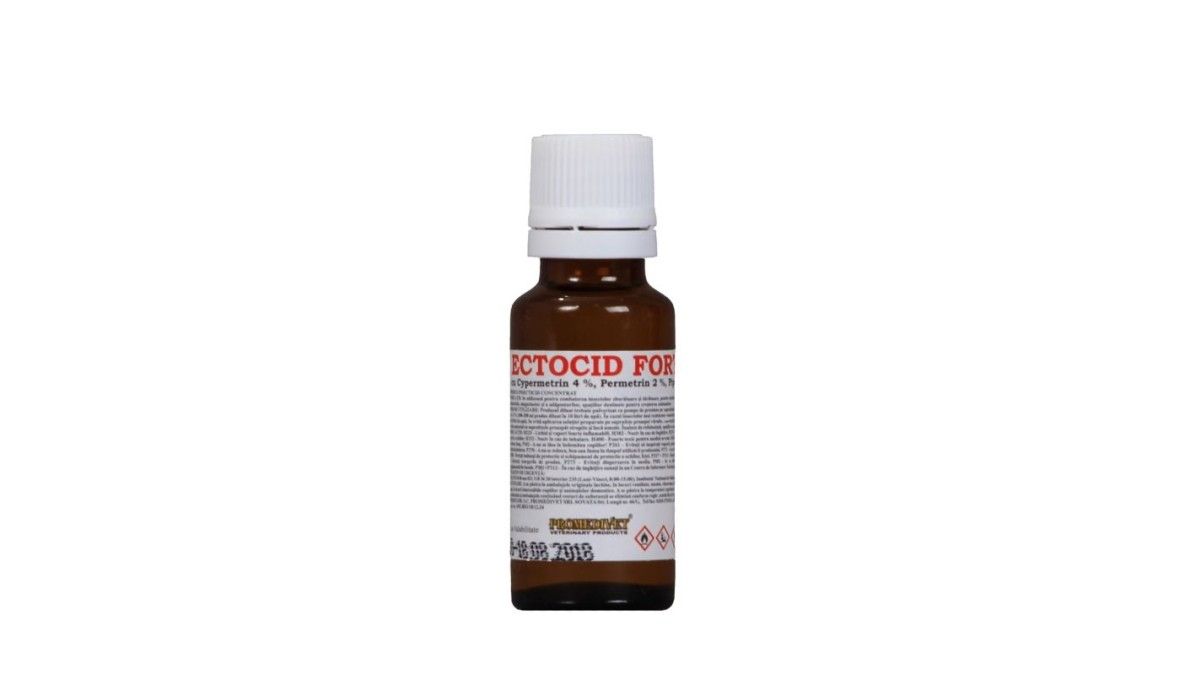 Ectocid Forte, 20 ml: 11,32 lei - PetMart PetShop