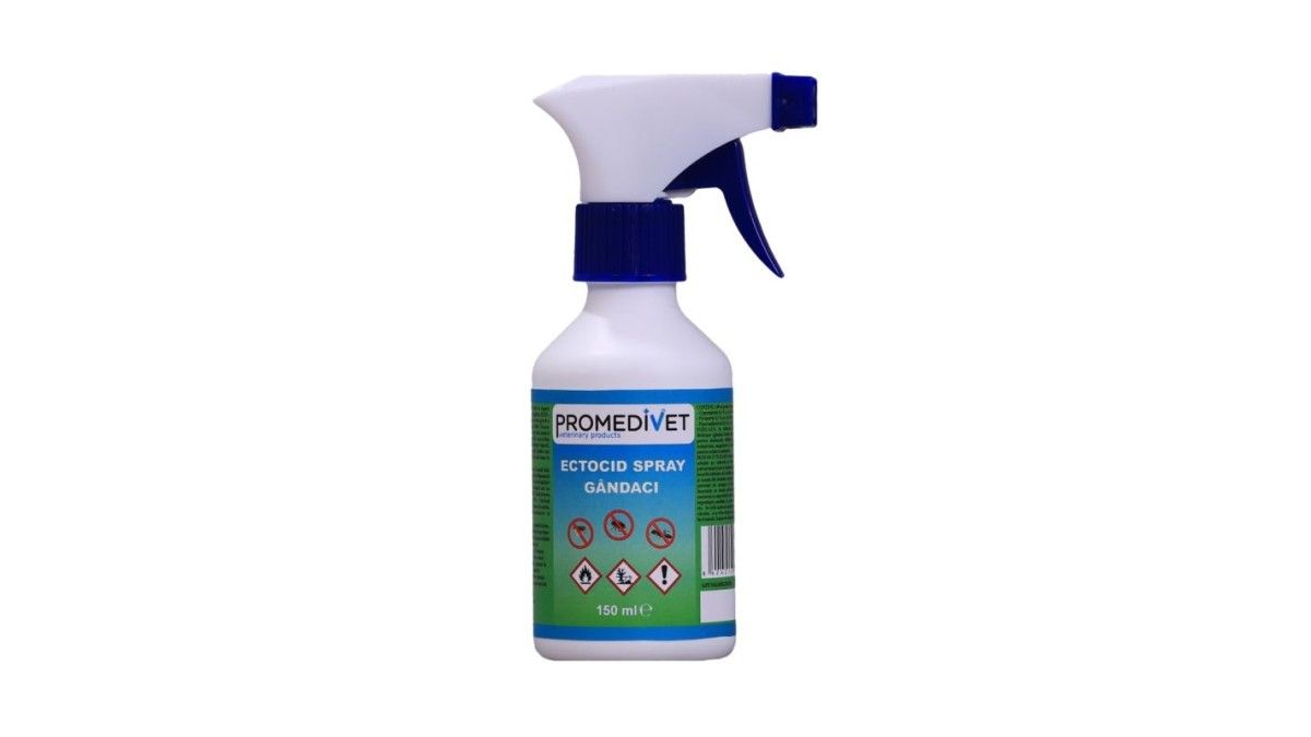 Ectocid Spray Gandaci, 150 ml: 17,99 lei - PetMart PetShop
