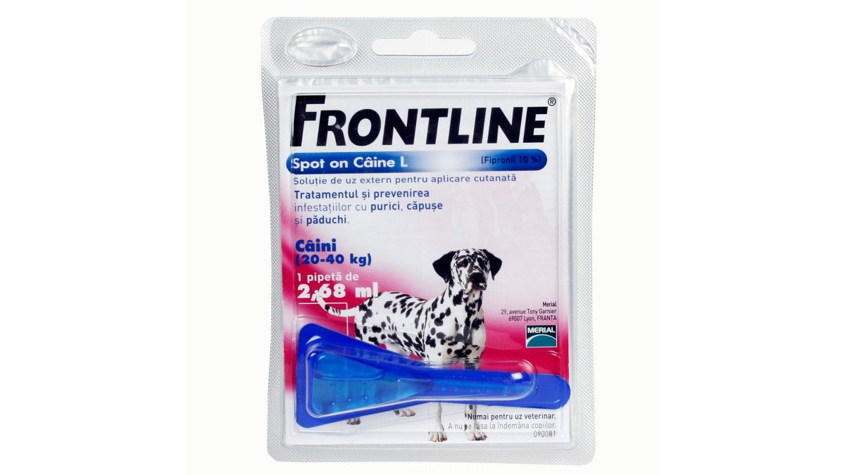 Frontline Spot On L (20-40 kg) - 1 Pipeta Antiparazitara: 31,07 RON ...