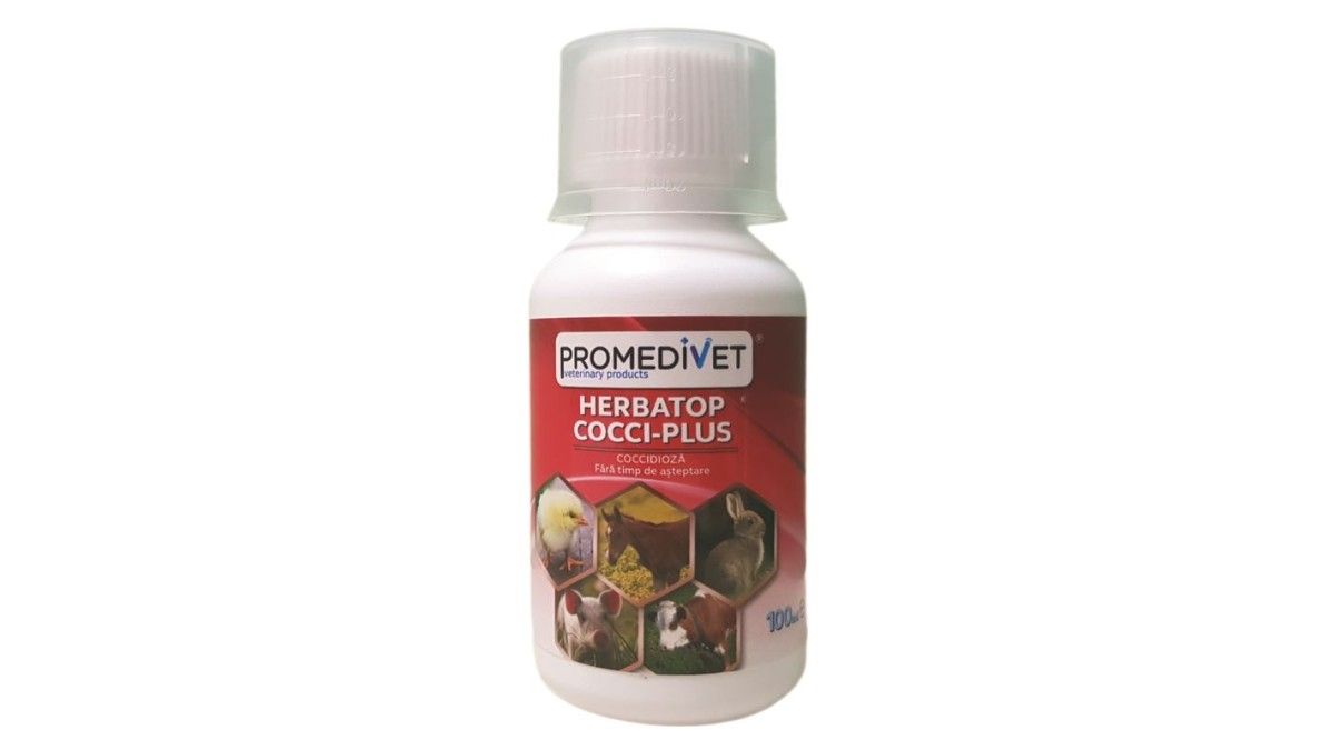 Herba Top Cocci Plus, 100 ml: 20,26 lei - PetMart PetShop