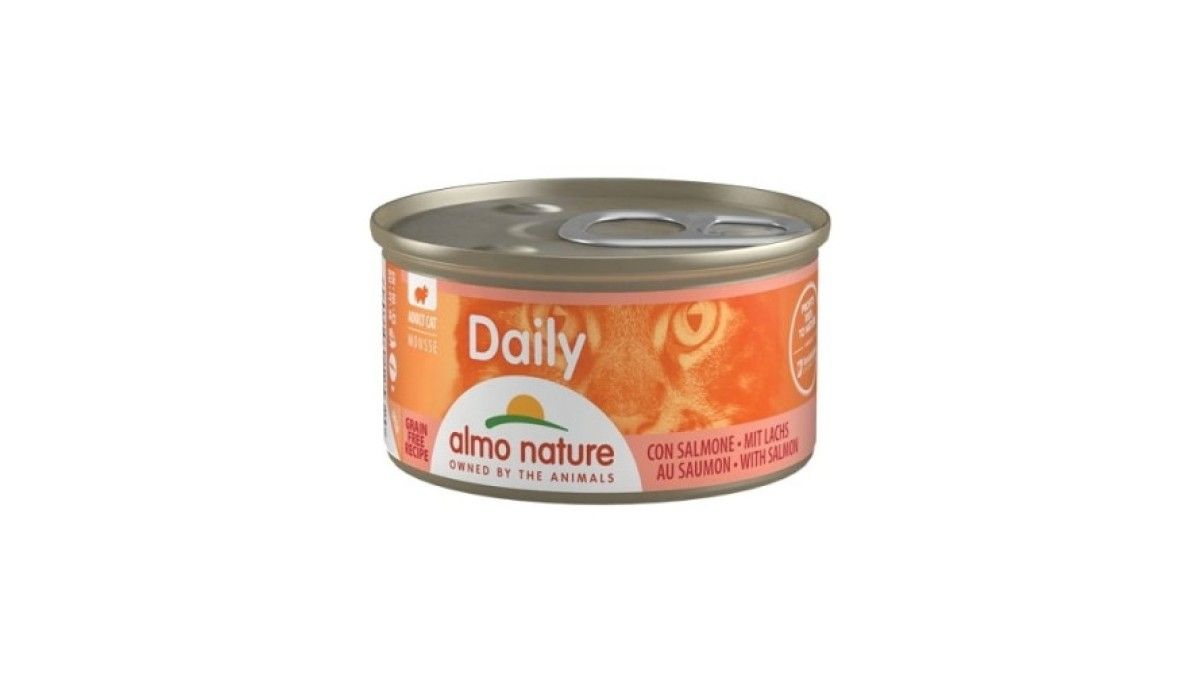 Hrana umeda pisici Almo Nature Daily Cat Conserva Somon Mouse, 85 g: 4 ...