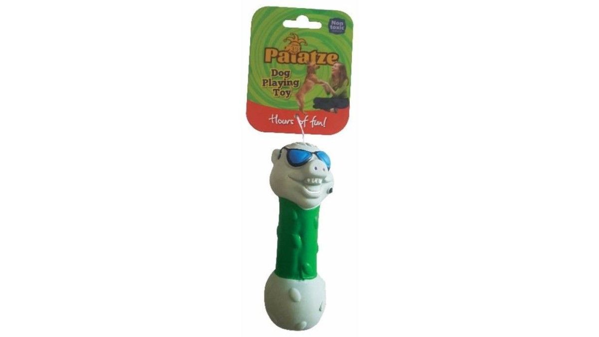 Jucarie Paiatze Dog Crazy Mr. PSY Latex, gri, 13 cm: 14,65 lei ...