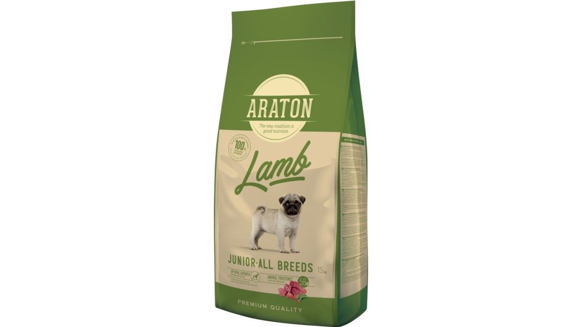 Araton Dog Junior Lamb & Rice, 15 Kg: 221,51 lei - PetMart PetShop