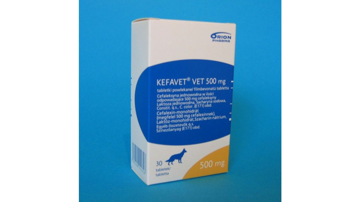 KEFAVET VET 500 mg x 30 cp: 137,81 lei - PetMart PetShop