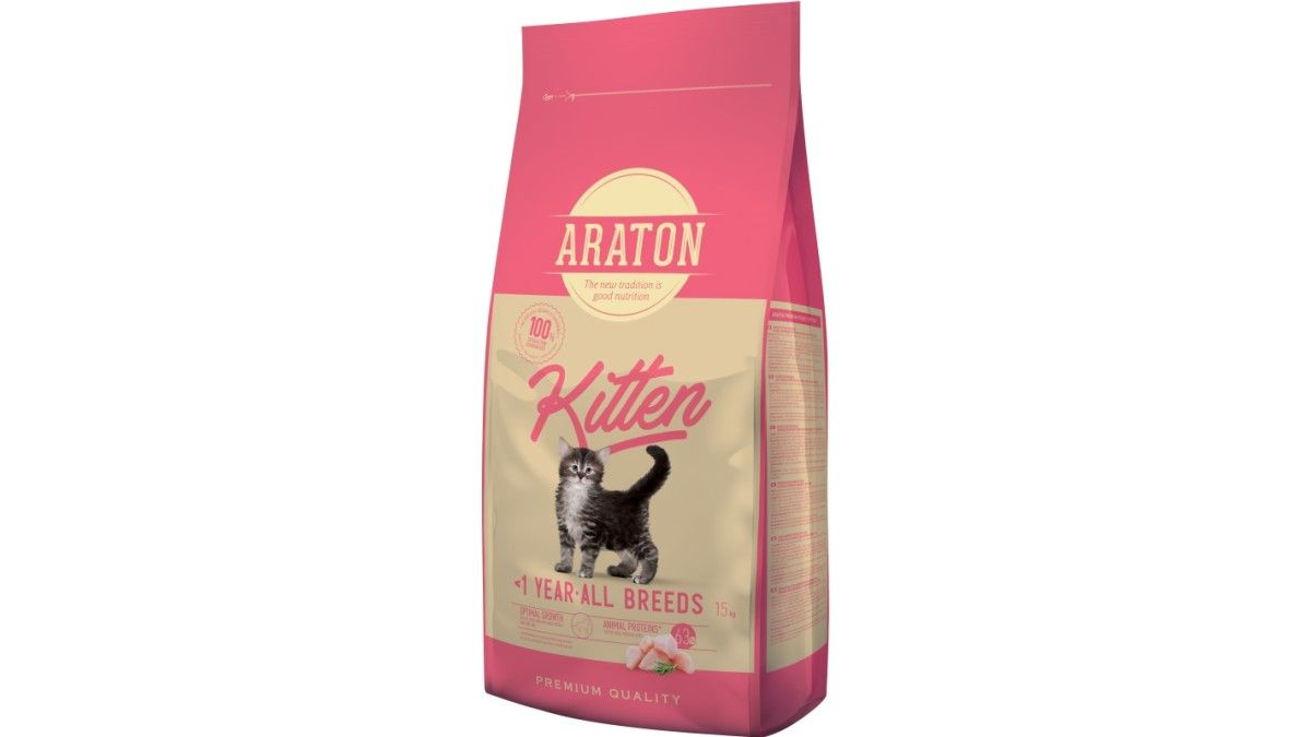 Araton Kitten, 15 Kg: 249,22 lei - PetMart PetShop