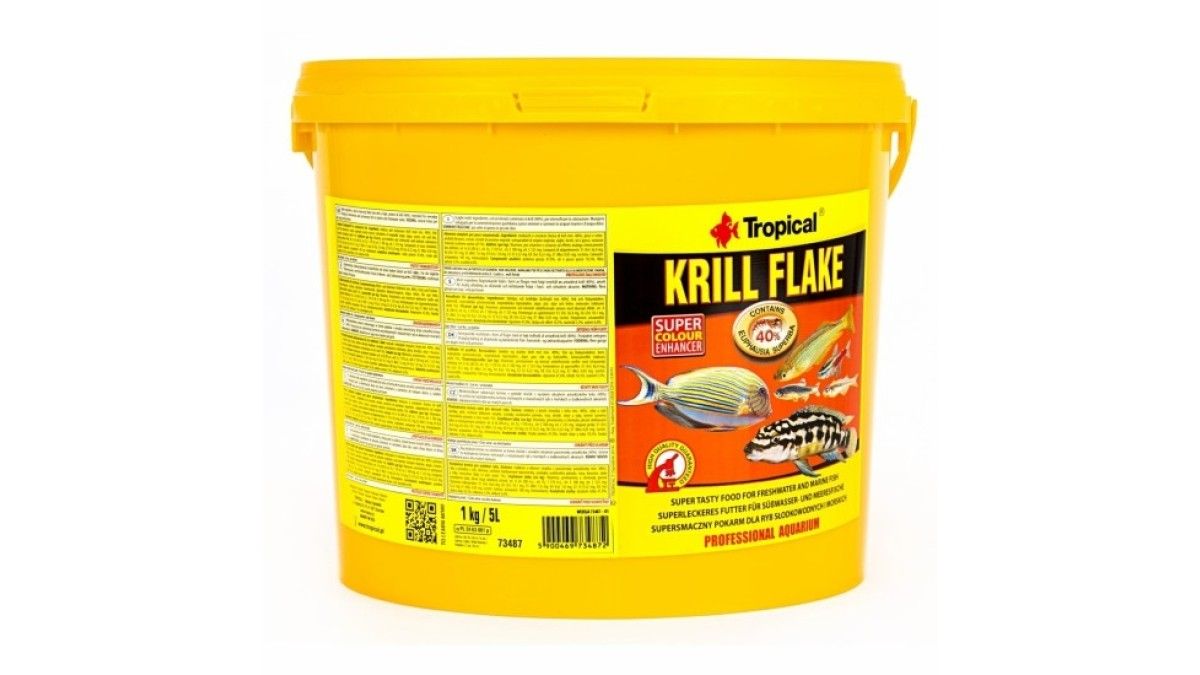 Krill, Tropical Fish, fulgi 5 l/ 1 kg: 576,93 lei - PetMart PetShop