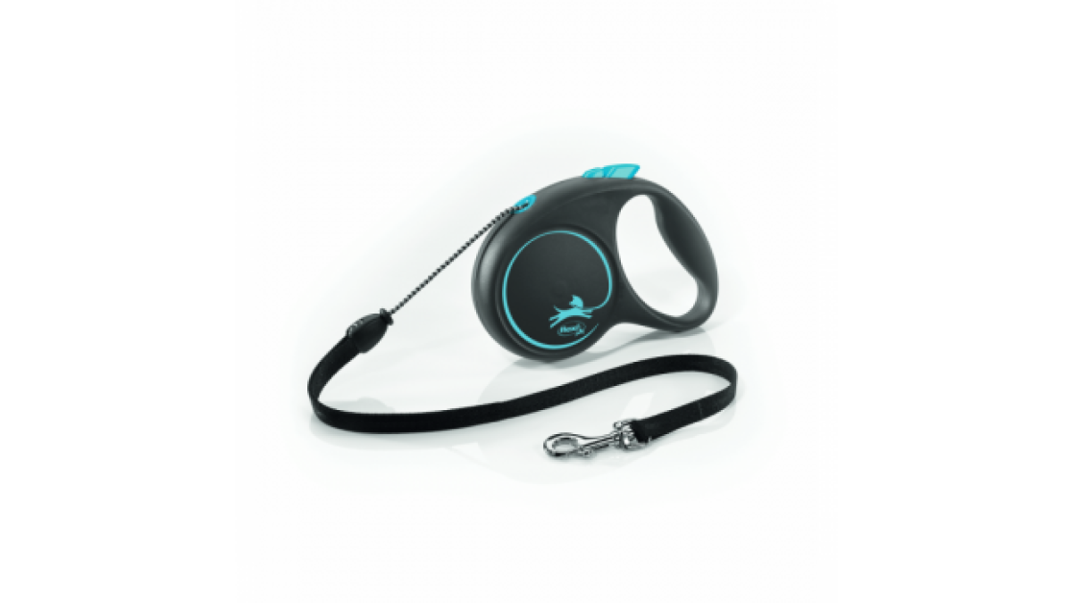Lesa caini cu snur, Flexi Design M, albastra, 5 m: 68,27 lei - PetMart ...