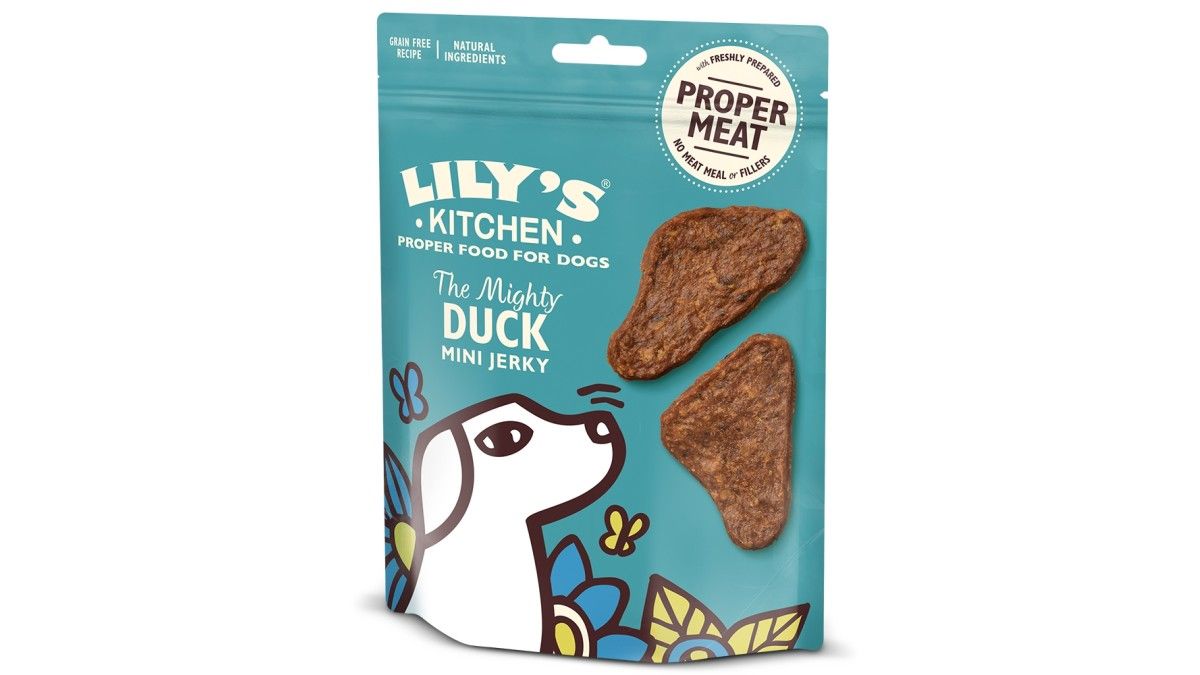 Lily's Kitchen The Mighty Duck Mini Jerky Dog Treats, 70 g: 21,60 lei ...