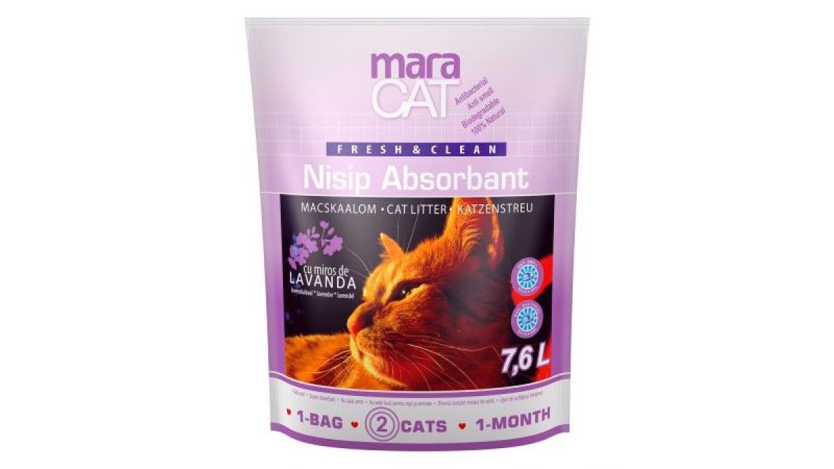 MaraCat, Nisip silicat cu lavanda, 7.6 l: 86,18 lei - PetMart PetShop