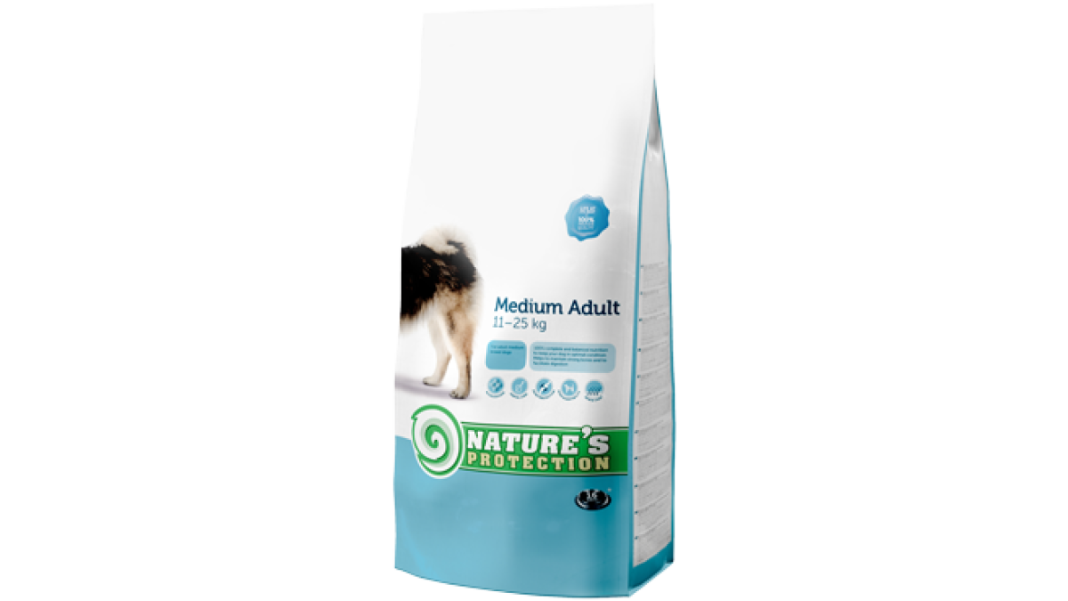 Nature's Protection Medium Adult Dog, 12 kg: 0,01 lei - PetMart PetShop