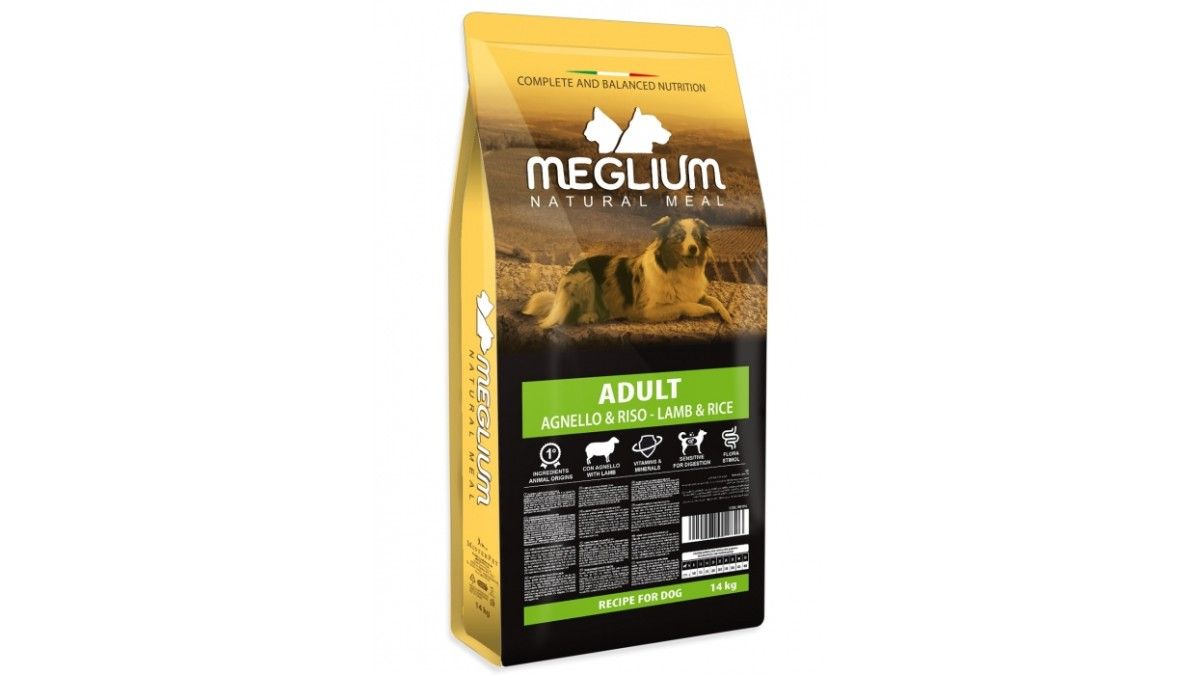 Meglium Dog Sensible Lamb & Rice, 14 kg: 201,89 lei - PetMart PetShop