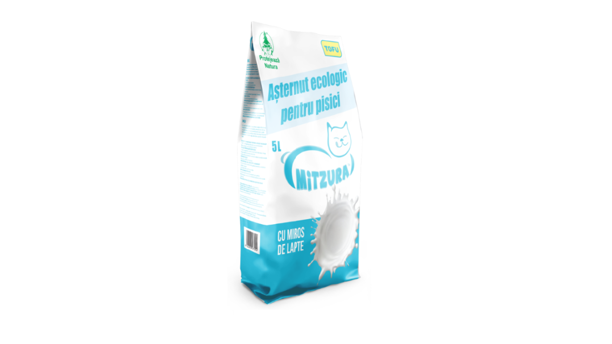 Mitzura Asternut Vegetal Tofu, Lapte, 5 L: 34,31 lei - PetMart PetShop