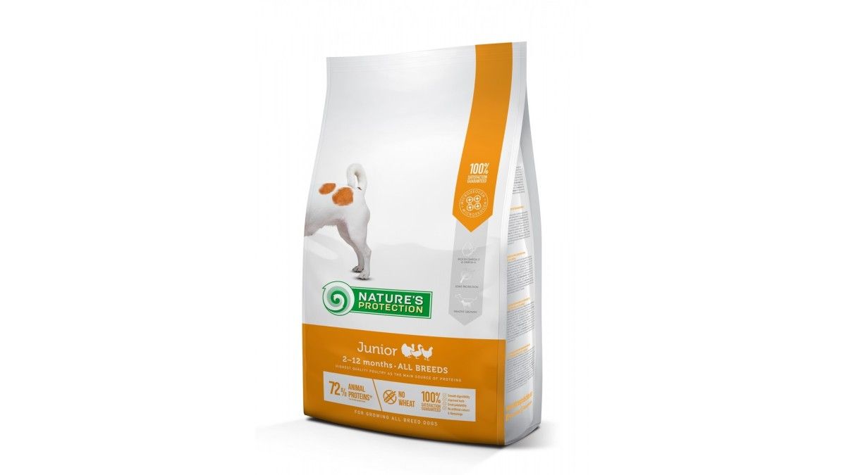 Nature's Protection Dog Junior All Breed Poultry, 2 kg: 63,01 lei ...